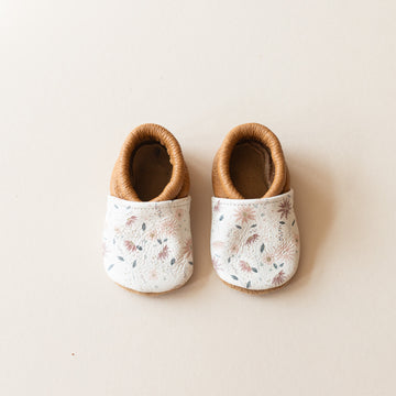 Leather Baby Slip-On Shoes Moccs – Sun & Lace