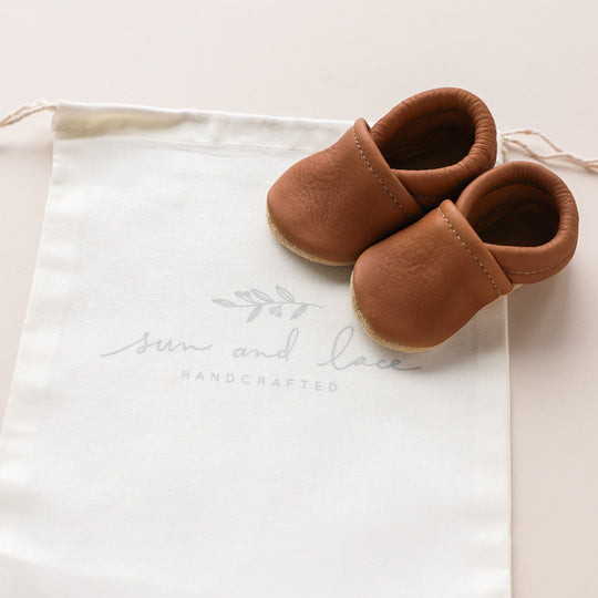 Leather Baby Moccs – Sun & Lace